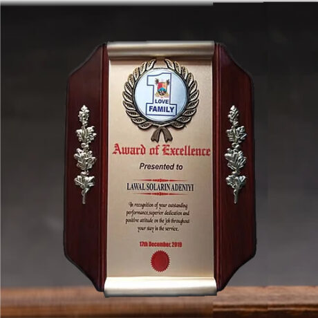 Modern Award Plaque - Eloquent Gift