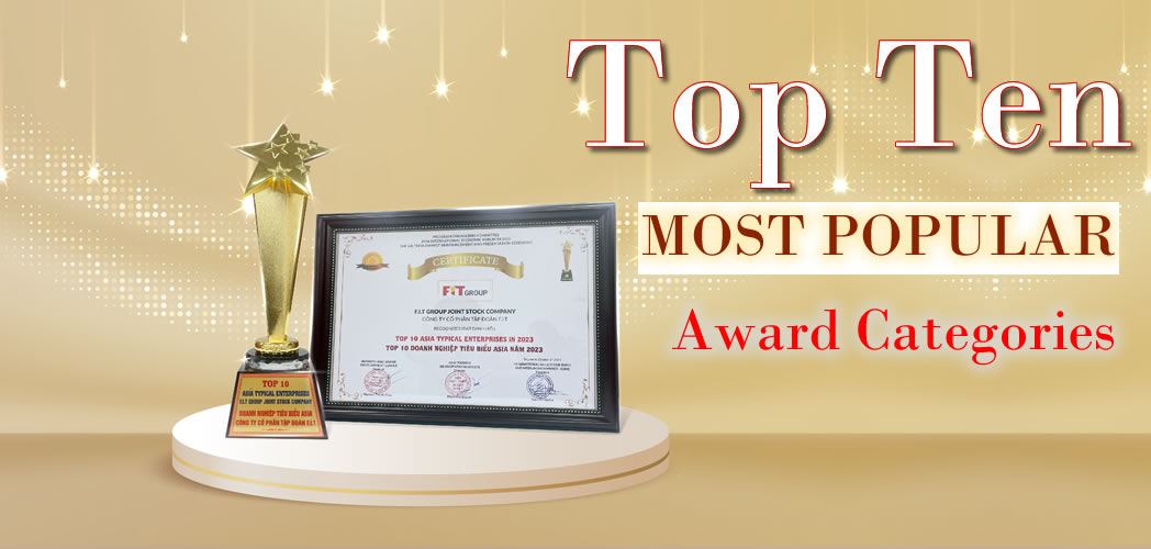 Top Ten Most Popular Award Categories - Eloquent Gift